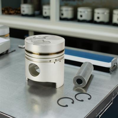 China High Performance 4BA1 Aluminium Piston Set for ISUZU 98mm Diesel Engine Parts 5-12111055-1 Piston Kit Car Compatible for sale