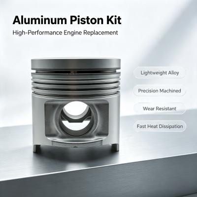China New High Quality Heatspin 115mm Aluminum Alloy Piston Kit 8972288940 for ISUZU 6HK1 Diesel Engine Overhaul Parts for sale