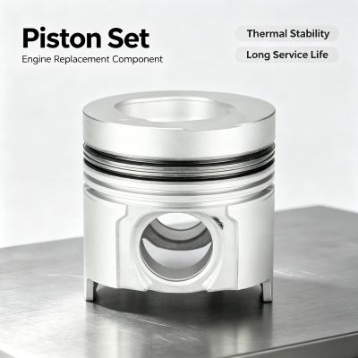 China New High Performance Aluminum Alloy 6SD1T-4R Diesel Engine Piston OEM 1121118420 1121118430  Repair Spare Parts for ISUZU for sale