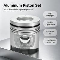 China 115mm Aluminum Alloy Piston Kit 8980235261 New Heatspin Maintenance Components for ISUZU 6HK1 Diesel Engine for sale
