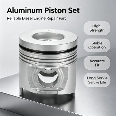 China 115mm Aluminum Alloy Piston Kit 8980235261 New Heatspin Maintenance Components for ISUZU 6HK1 Diesel Engine for sale