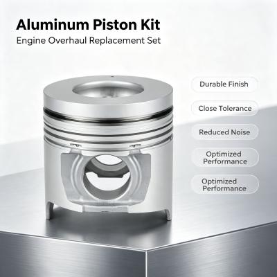 China 115mm Aluminum Alloy Piston Kit 8980411410 New Heatspin Maintenance Components for ISUZU 6HK1-TC Diesel Engine for sale