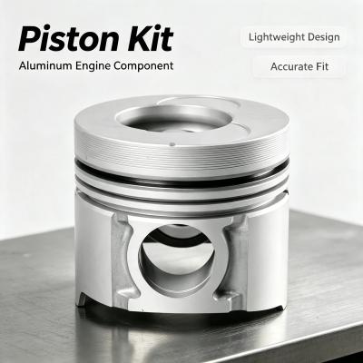 China New High Quality Heatspin 105mm Aluminum Alloy Piston Kit 1121117850 for ISUZU 6BG1T-3R Diesel Engine Overhaul Parts for sale