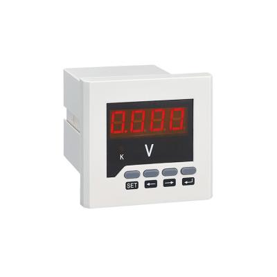 China Flush Mounted Digital One Phase AC Voltmeter Electronic Voltage Meter for sale