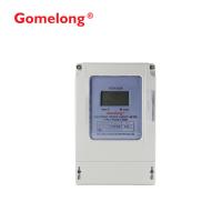 China DTSY5558 3 phase 4 wire electronic meter ic card electric prepaid meter for sale