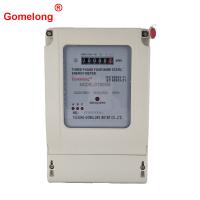 China Custom 3Phase Electric Watt Hour Meter 4 Wire DTS5558 IP54 Protection for sale