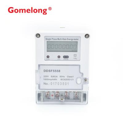 China White Color Multi Tariff Energy Meter With Rs485 Modbus And Pulse for sale