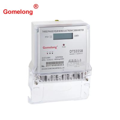 China 400V Smart Three Phase Meter 100a Full PC Digital Electricity Meter for sale