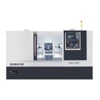 China Inclined Bed Manufacturing Plant Dual Spindle Lathe 22m/Min Rapid Feedrate For Metal for sale