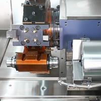 China 4 Axis Dual Spindle Dual Turret Lathe Accurate 380V With Turning Center for sale