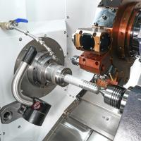 China 4 Axis Dual Spindle Dual Turret Lathe Accurate 380V With Turning Center for sale