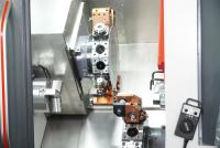 China Horizontal Inclined Bed Compact Cnc Lathe 4 Axis With 700W Coolant Pump Power for sale