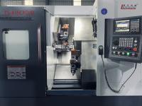 China Syntec Powerful Dual Spindle Dual Turret Lathe For Manufacturing Plant for sale