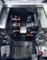 China Automatic Metal Swiss Lathe Machine Cnc Lathe With Live Tooling for sale