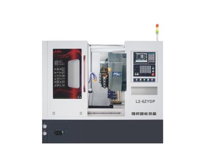 China Universal High Accuracy Cnc Turret Lathe Machine With 35mm Width Of Bed for sale