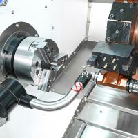 China Automatic Horizontal Dual Spindle Dual Turret Lathe With Twin Spindles for sale