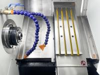 China Turning Center CNC Lathe Machine Fanuc Gang Tool Carrier 370W Coolant Pump Power for sale