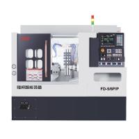 China High Precision Dual Spindle Lathe Metal Efficient Metalworking Y Dual Axis Synchronous for sale