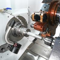 China 4 Axis Hydraulic System Cnc Vertical Lathe Compact Cnc Lathe With Mini Turning Controller for sale