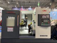 China GSK Multifunctional Dual Spindle Dual Turret Lathe 3 Axis 14KW Spindle Motor Power for sale
