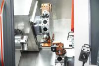 China 5 Axis Energy Saving Cnc Turning Lathe Machine Twin Spindle Lathe for sale