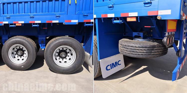 China CIMC 40ft Fence Cargo Semi Trailer for Sale in Djibouti