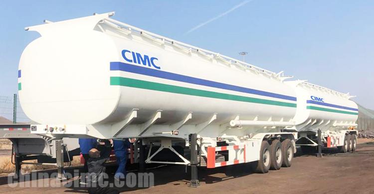 CIMC 40000 Liters Palm Oil Tanker Trailer for Sale in Zambia