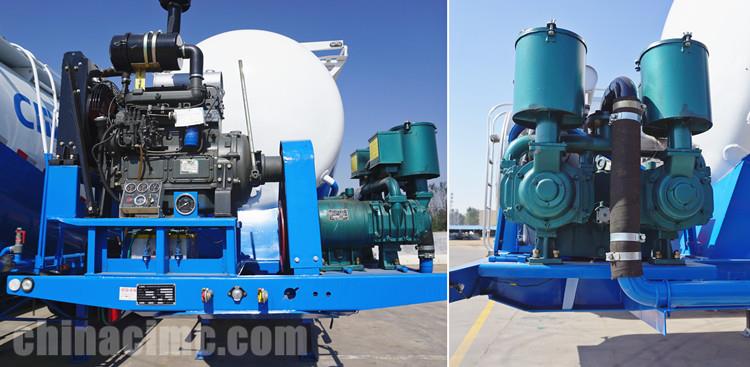 30CBM Pneumatic Dry Bulk Tank Trailer for Sale in Nigeria