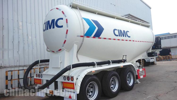 CIMC Bulk Cement Powder Tanker Truck Trailer for Sale in Mozambique