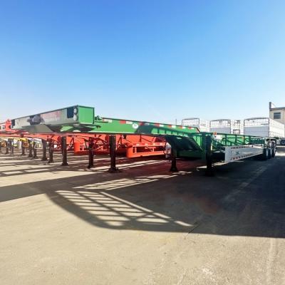 China CIMC Chassis for Sale | 40-60T Loading Shipping Container Chassis 40ft Skeletal Trailer for Sale for sale