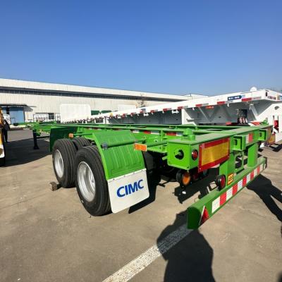 China CIMC 20/40ft Container Skeleton 2/3/4 Axle Container Trailer Chassis for Sale for sale
