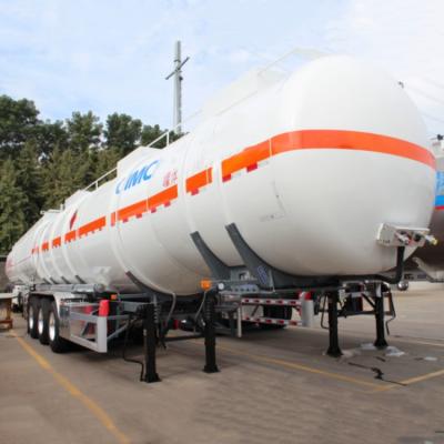 China CIMC 60000 Liters Petrol Diesel Crude Oil tanker trailers to carry Diesel for 37,000 liters with 6 compartments for sale