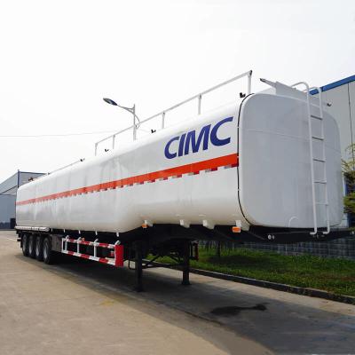 China Road Transport  4 Fuwa Axles 90000L Fuel Tanker Trailer for sale