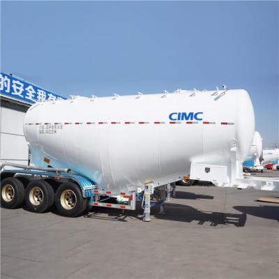 China Transport 12 Wheel Pneumatic 48CBM Bulk Cement Tanker Trailer for sale