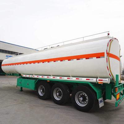 China Liquid Fuel Transport CIMC 50m3 Crude Oil Tanker Trailers for sale