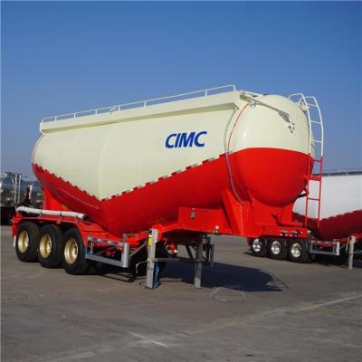 China Quick Discharge 50CBM V Type Silobas Bulk Cement Tanker Trailer for sale