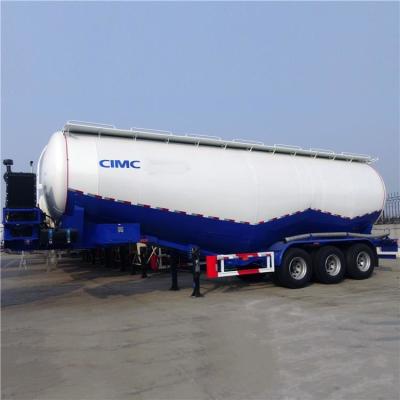 China Powder Transport W Shaped 65CBM Bulk Cement Tanker Trailer for sale