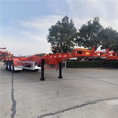 China Heavy Duty Multifunction Semi Trailer 40FT 12m Tri Axle Chassis for sale