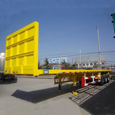 China Shipping Container Steel Cargo 50ton Side Wall Semi Trailer for sale