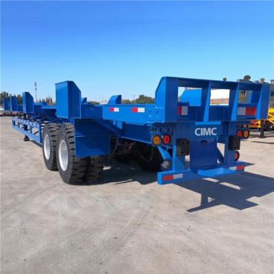 China 53 Feet Skeletal 2 Axle Q345B Terminal Trailer Chassis for sale