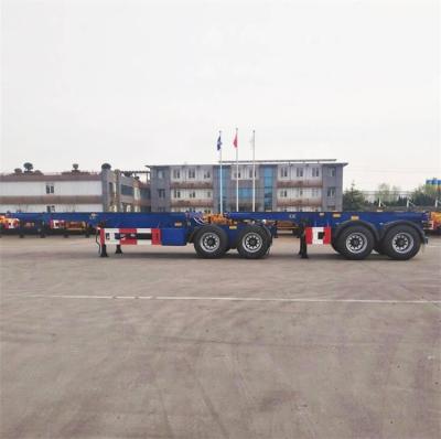 China Tri Axle Interlink 40 Foot 60t Container Trailer Chassis for sale