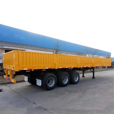 China Multifunction Cargo Transport 3 Axle 40Ton Side Wall Semi Trailer for sale
