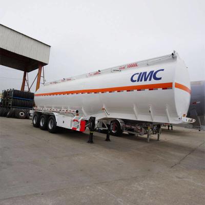 China 3 Axles Carbon Steel 30000 Liters Oil Tanker Trailer for sale
