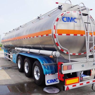 China 50000L Aluminum 3 Axle Fuel Tanker Trailer Manufacturer for sale