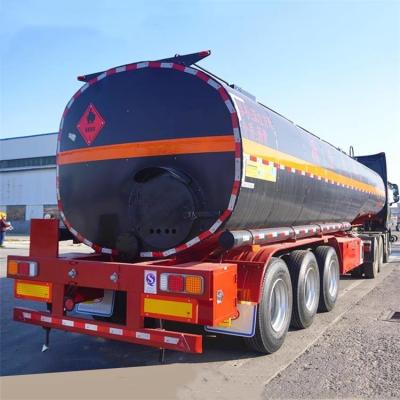 China 3700mm 45000 Liters Bitumen Tanker Trailer Asphalt Loading for sale