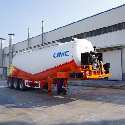 China 4 Axle fly ash pneumatic sand bulk cement tanker trailer manufacturers for sale