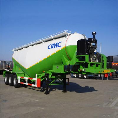 China 3 Axle 40ton Dry Bulk Cement Powder Tanker Trailer for Sale in Kenya for sale
