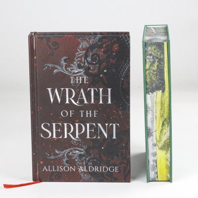 China Professional Publishing Custom Edition Hardback Books Offset Printing With Custom Sprayed and Stenciled Edges for sale