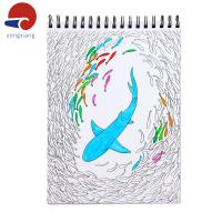 China Decorative / Collectible Coloring Book Printing Multiple Sizes Customizable Coloring Books for sale