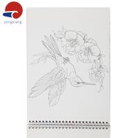 China Offset Printing Stress Relieving Coloring Books Fade Resistant Wire O Bound Book OEM With Tearing Line for sale